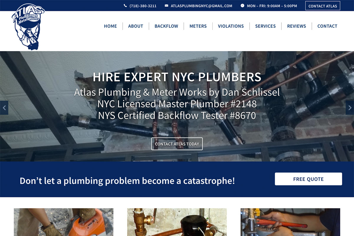 14 of the Best Plumber Websites Examples